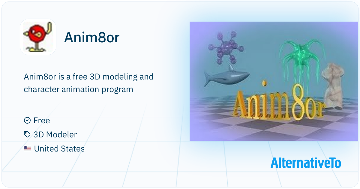 Anim8or: Free 3D modeling and character | AlternativeTo