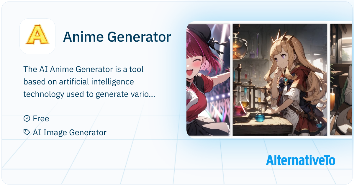 Anime Generator: AI Anime Generator is an AI online animation picture ...
