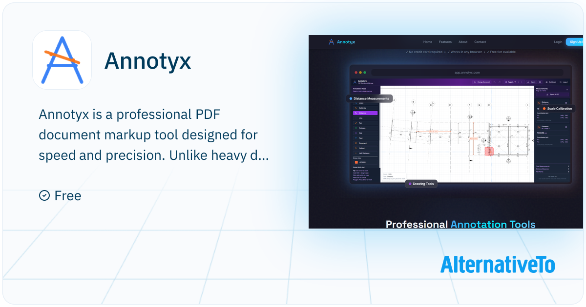 Annotyx: A fast, web-based PDF markup and measurement tool for floor ...