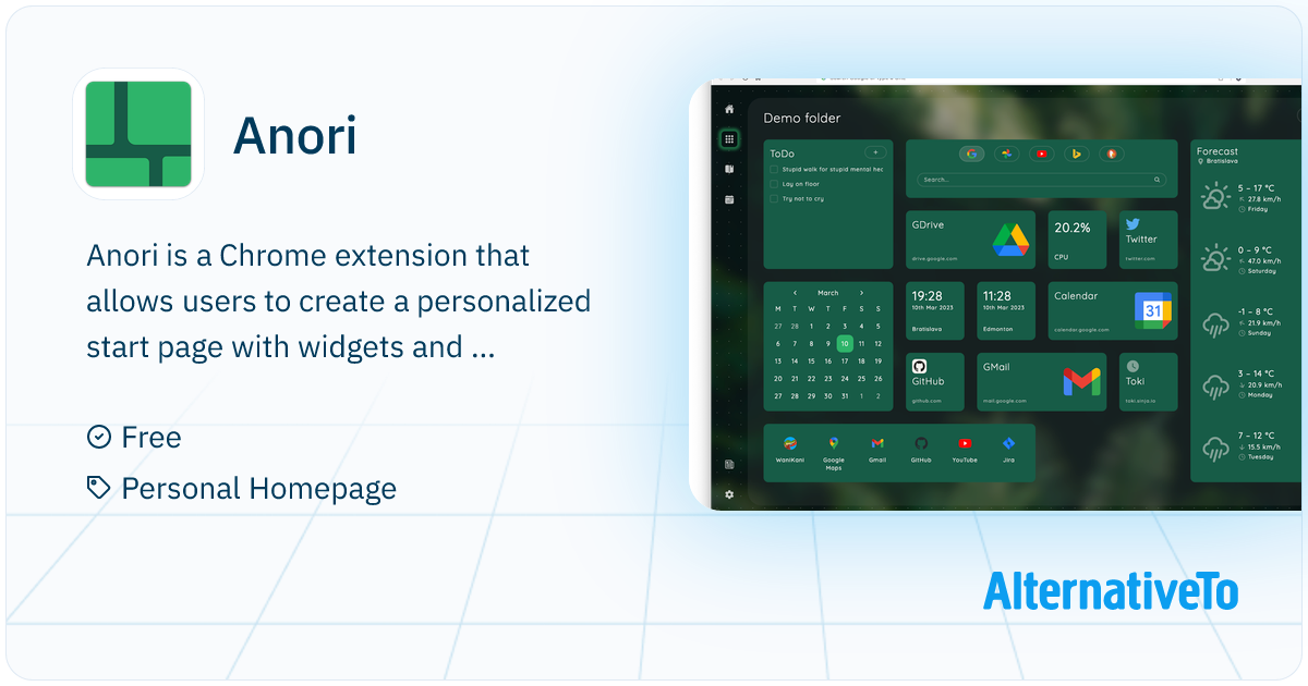 Anori: Chrome extension that allows users to | AlternativeTo