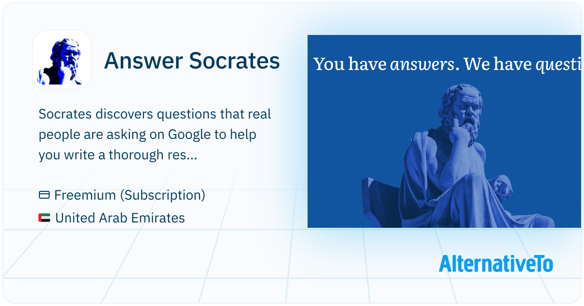 Answer Socrates: Aggregates user search questions using Google data ...