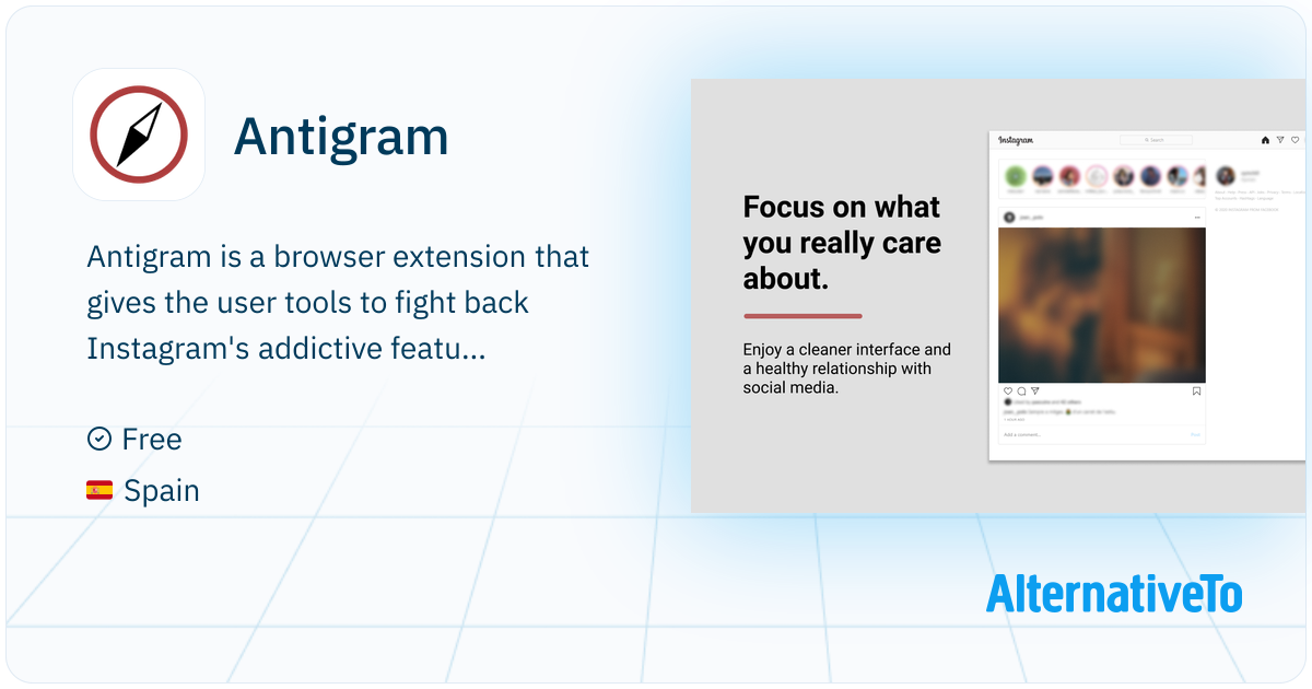 Antigram: A browser extension toolset to fight back Instagram's ...
