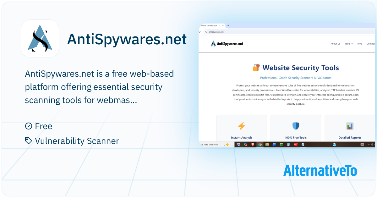 AntiSpywares.net: Free online website security tools including SSL ...