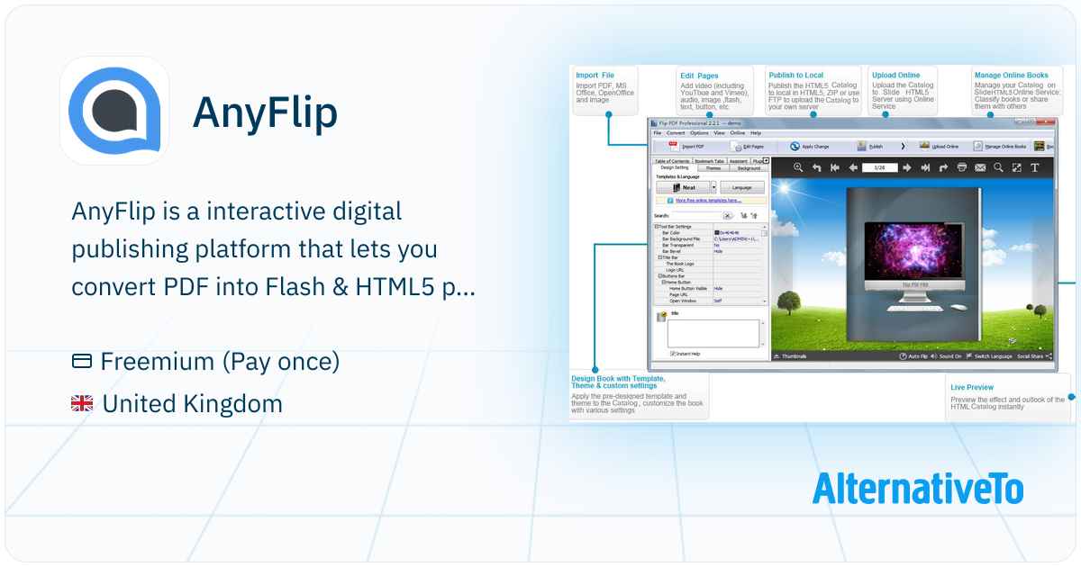 AnyFlip: Interactive digital publishing | AlternativeTo