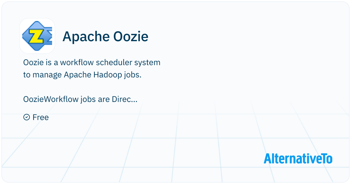 Apache Oozie: Workflow Scheduler for Hadoop | AlternativeTo