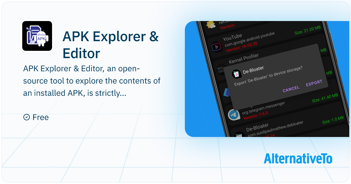 APK Explorer & Editor: Source code of APK Explorer & Editor (AEE), an ...