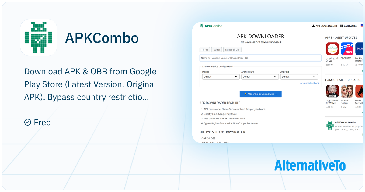 APKCombo: Download APK & OBB files from Google Play Store and APKPure ...