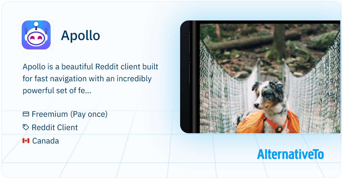 Apollo: A beautiful Reddit app built for power and speed | AlternativeTo