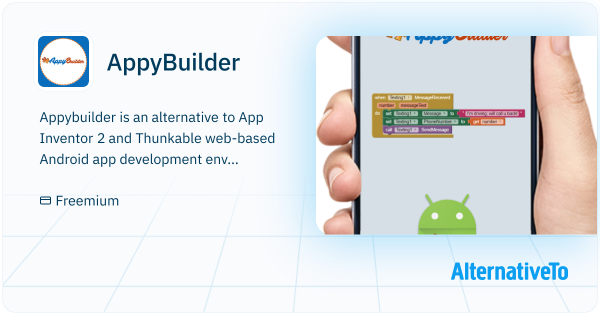AppyBuilder: An App Inventor 2 spin-off. Formerly called AILiveComplete ...