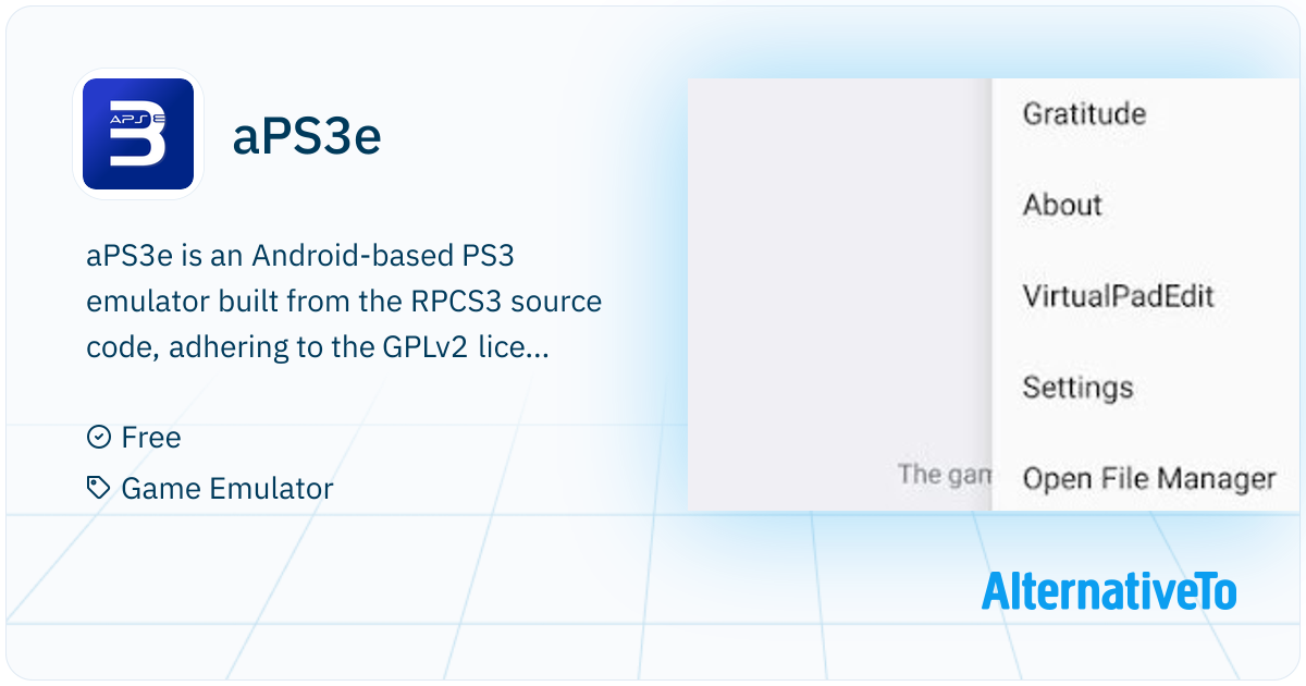 aPS3e: An experimental Android PS3 emulator, ported and optimized based ...