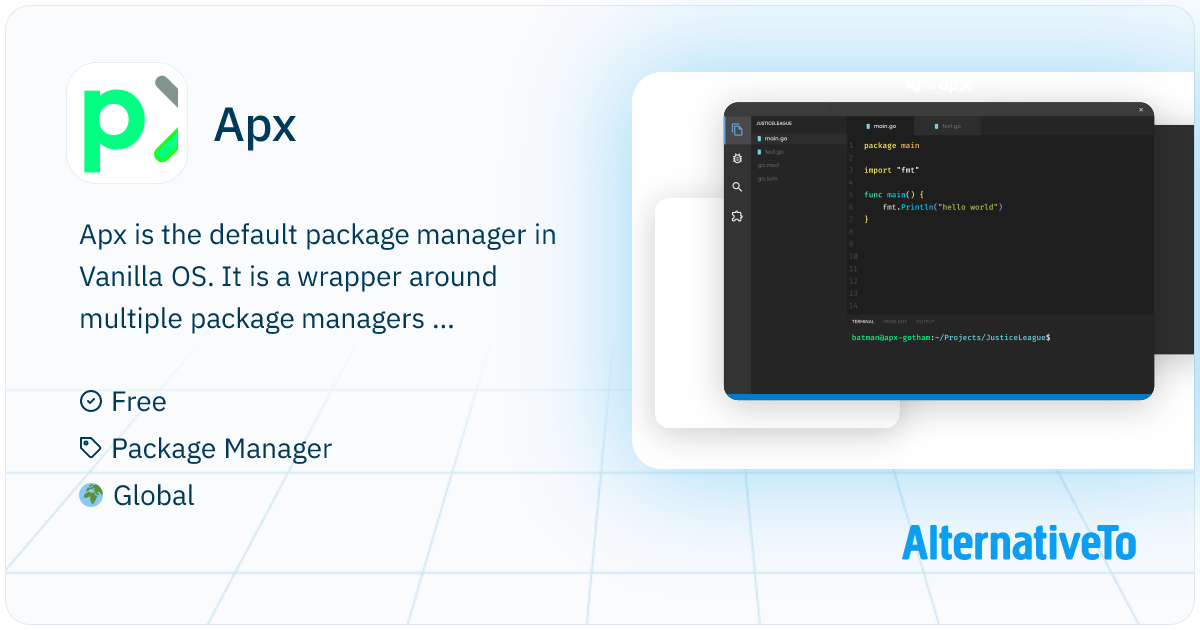Apx: The default package manager in Vanilla OS. | AlternativeTo