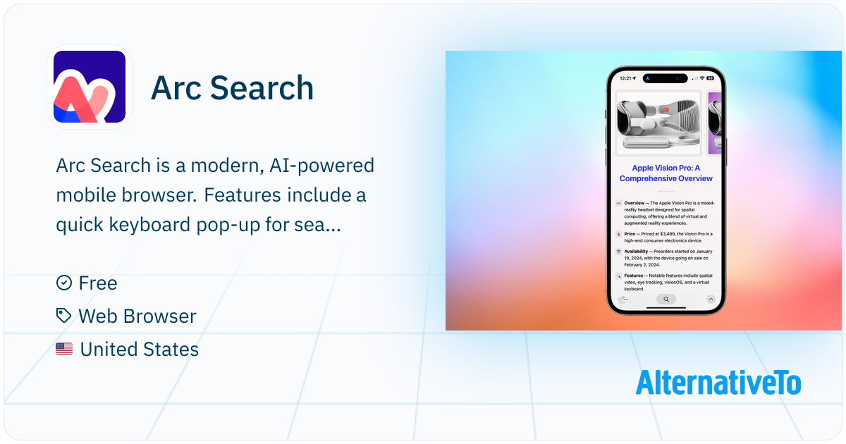 Arc Search: A new fast and ad-free AI-powered web browsing experience ...