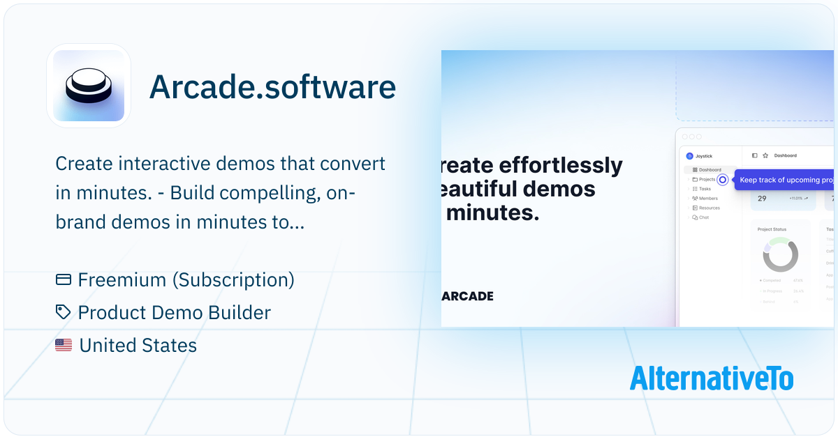 Arcade.software: Create interactive demos that convert in minutes ...