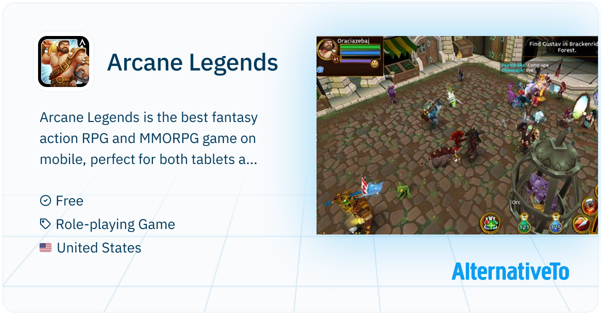 Arcane Legends: The best fantasy action RPG and MMORPG game on mobile ...