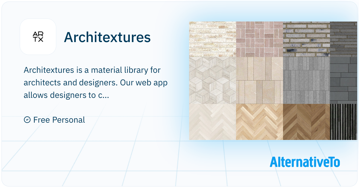 Architextures: Material editor for architects and designers | AlternativeTo