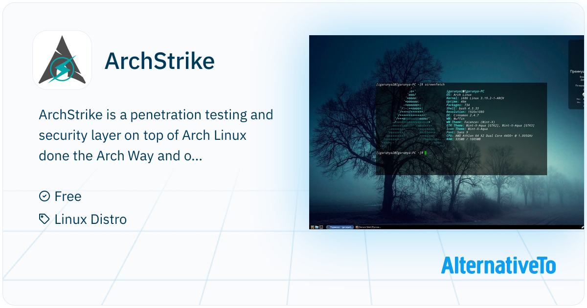 ArchStrike: An Arch Linux repository for security professionals and ...