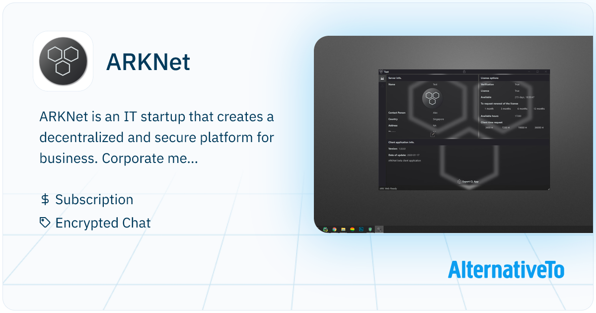 ARKNet: A decentralized fault-tolerant platform for corporate ...