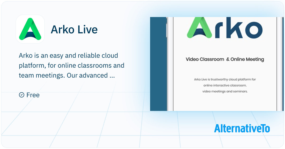 Arko Live: Easy and reliable cloud platform, for online classrooms and ...