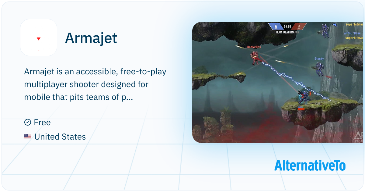 Armajet: Free-to-play multiplayer jetpack combat shooter for mobile ...