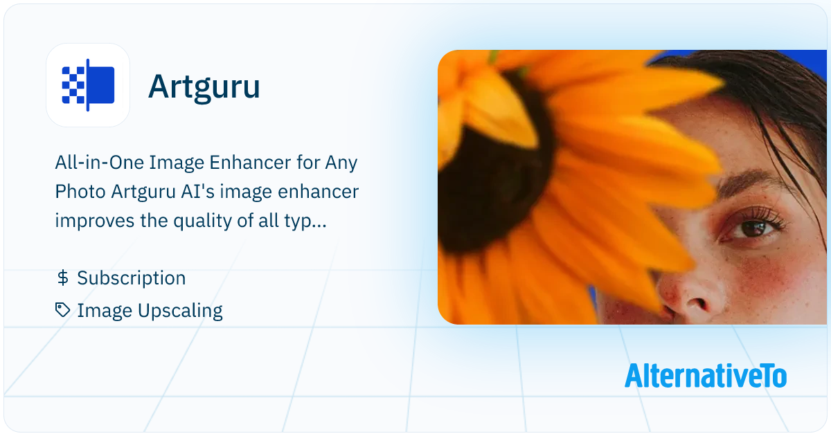 Artguru: AI Photo Enhancer and Editor | AlternativeTo