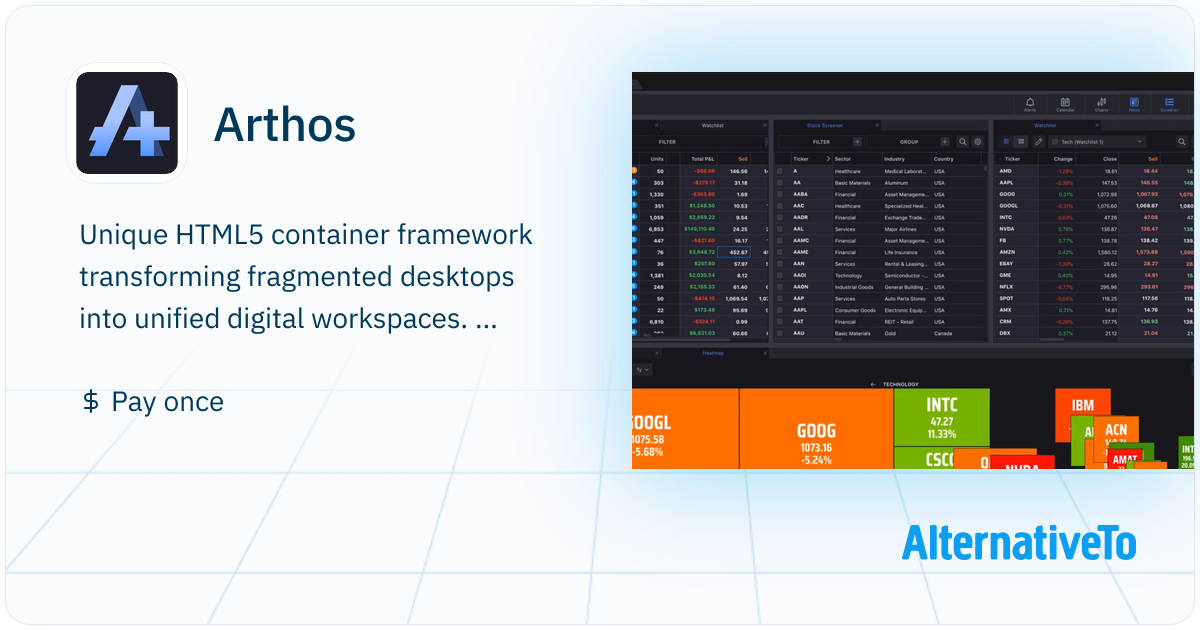 Arthos: Unique HTML5 container framework transforming fragmented ...