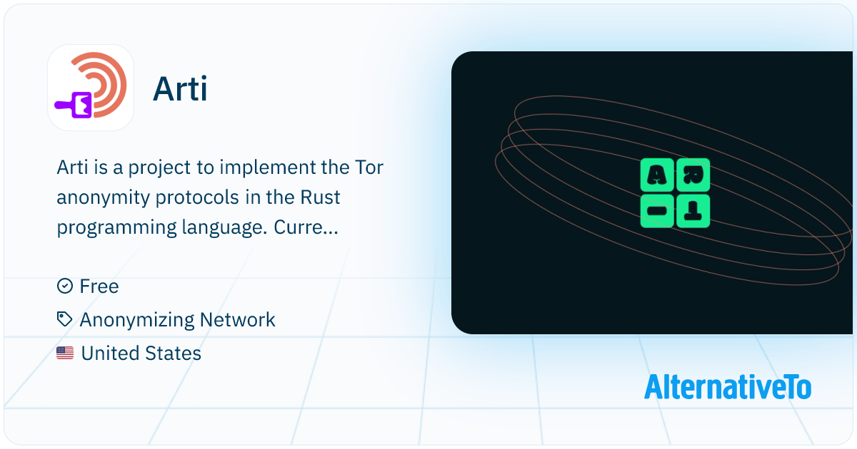 Arti: Project to produce an embeddable, production-quality ...