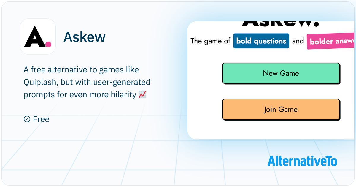Askew: Party game to play with your friends – submit questions and vote ...