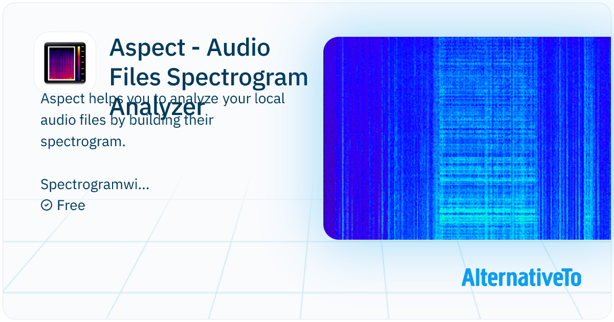 Aspect - Audio Files Spectrogram Analyzer: Aspect helps you to analyze ...