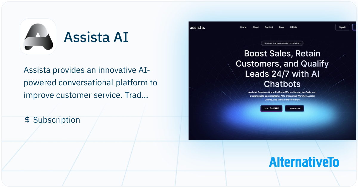 Assista AI: The main purpose of Assista is to provide user-friendly AI ...