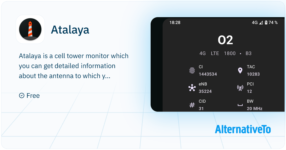 Atalaya: Monitor and get information from nearby cell phone towers ...