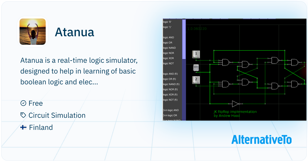 Atanua: Real-time logic simulator, designed | AlternativeTo