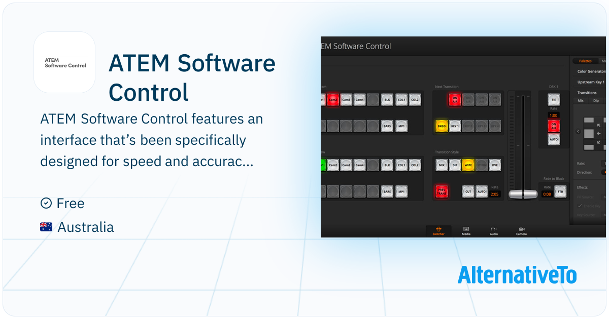 ATEM Software Control: The world’s most advanced live production ...