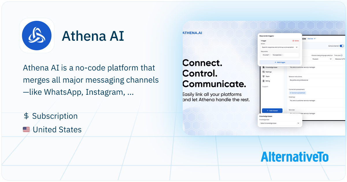 Athena AI: AI-powered omnichannel messaging platform that unifies ...