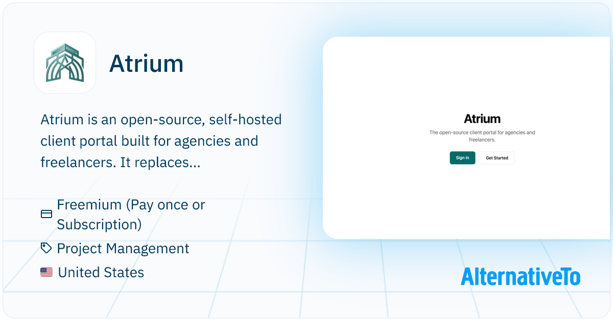 Atrium: Open-source, self-hosted client portal for agencies and ...