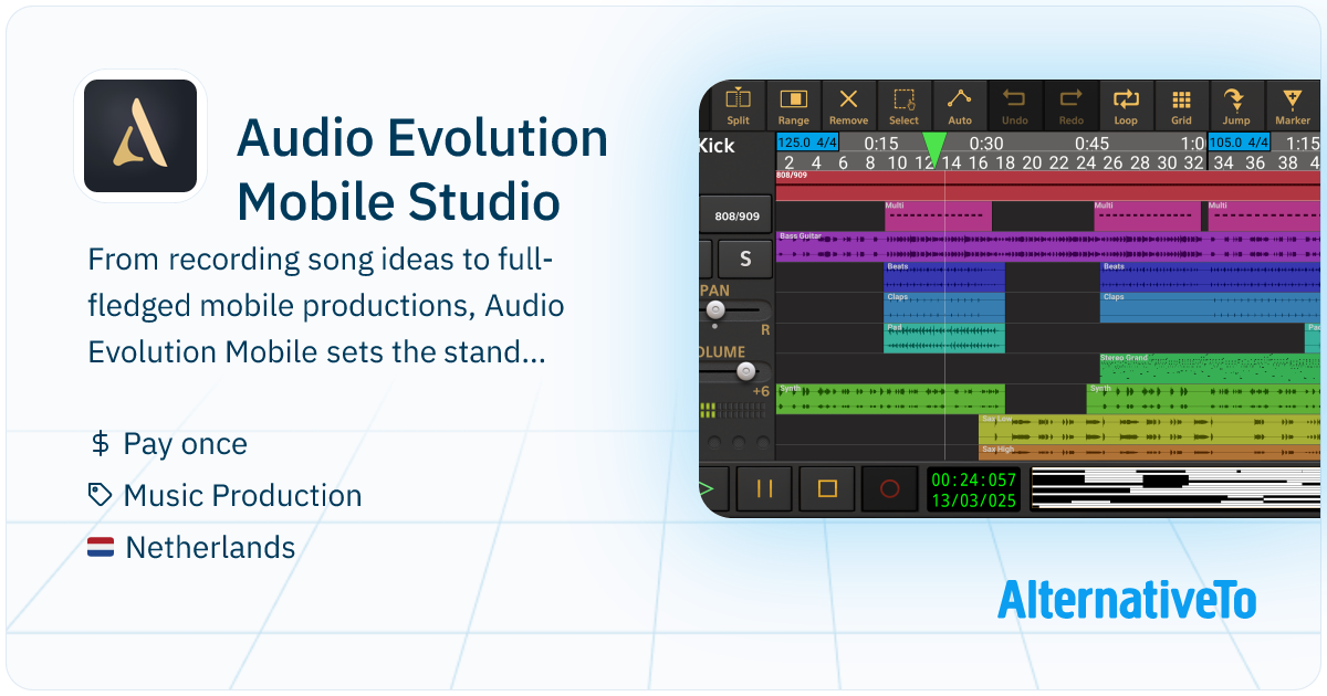 Audio Evolution Mobile Studio: Portable multitrack audio and MIDI ...