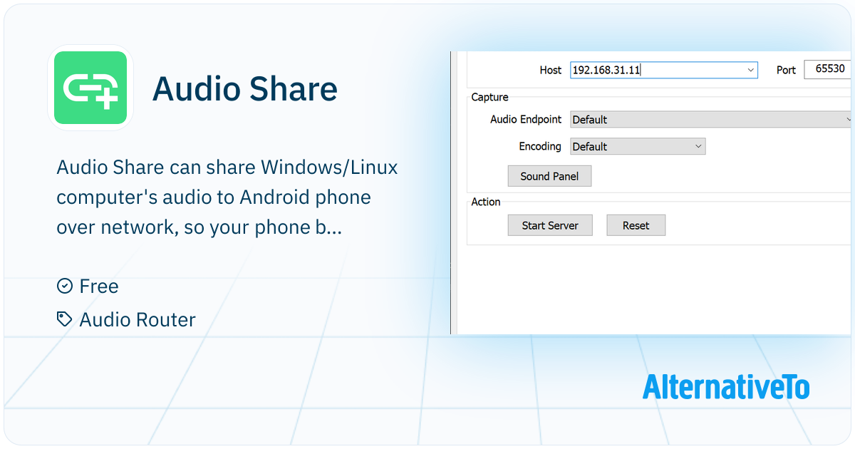 Audio Share: Can share Windows/Linux computer's audio to Android phone ...