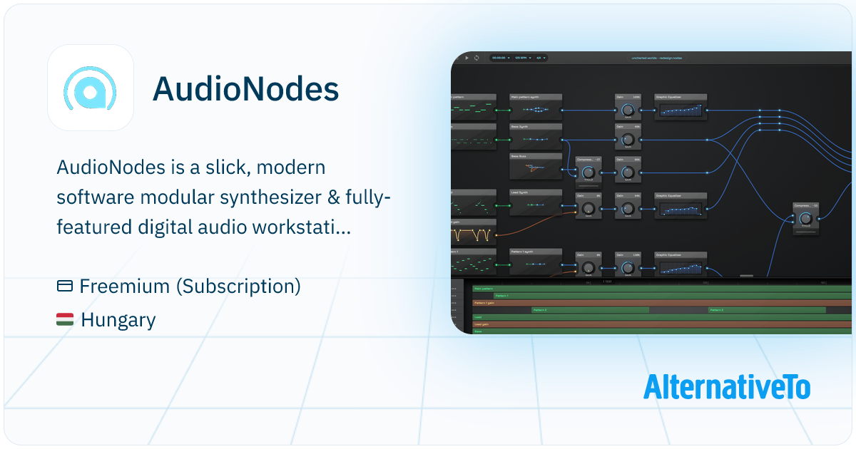 AudioNodes: A digital audio workstation, modular synthesizer, and audio ...