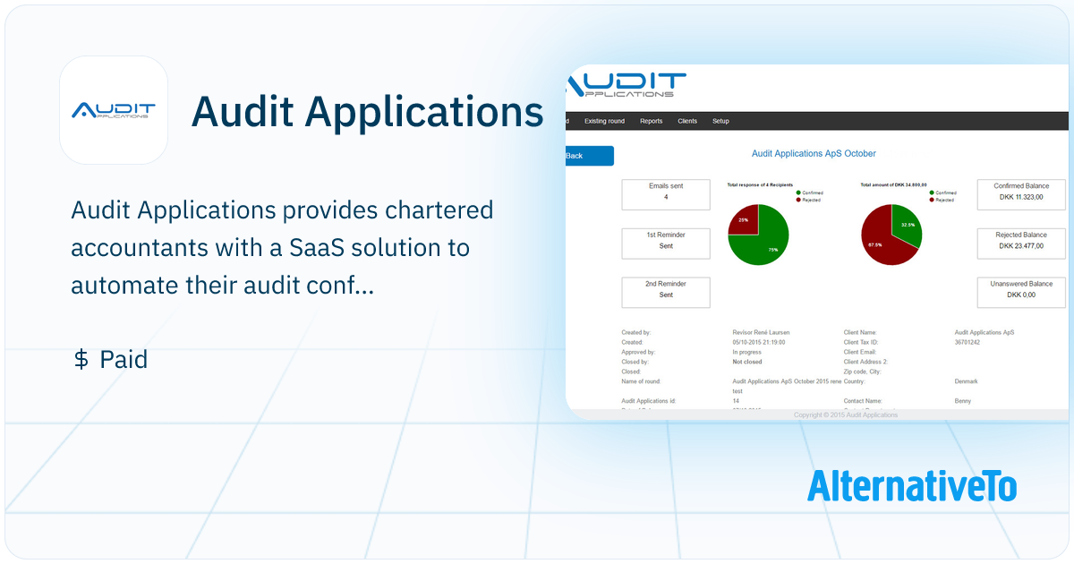 Audit Applications: Fully automated audit confirmation system for ...