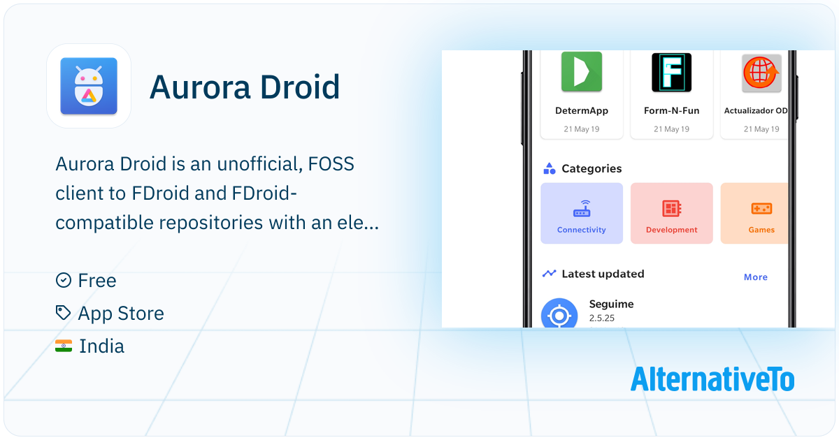 Aurora Droid: An alternative to the default F-Droid app with an ...