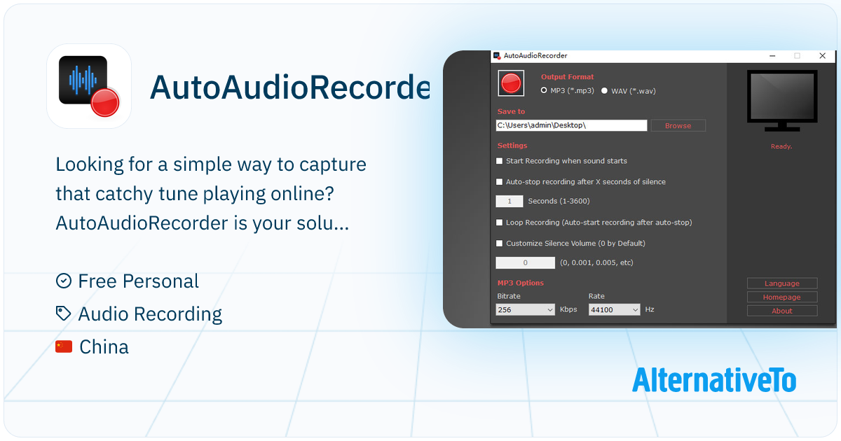 AutoAudioRecorder: Windows audio recording tool directly records the ...