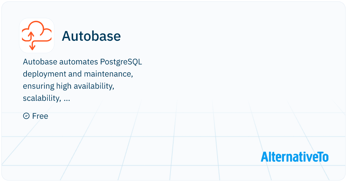 Autobase: Automated database platform for PostgreSQL - Your own DBaaS ...