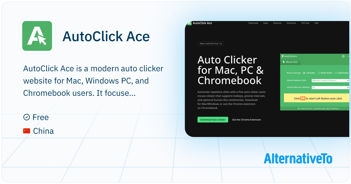 AutoClick Ace: Lightweight auto clicker (auto mouse clicker) with ...