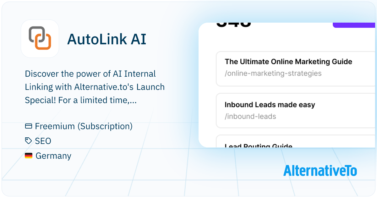 AutoLink AI: Unlock the Power of AI Internal Linking with our cutting ...