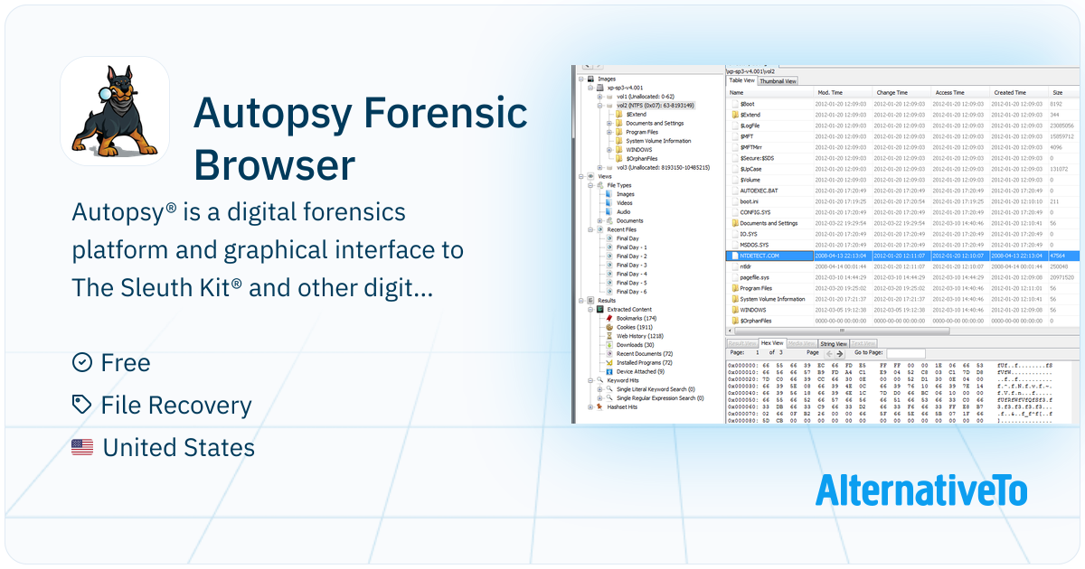 Autopsy Forensic Browser: Autopsy is a digital forensics platform and ...