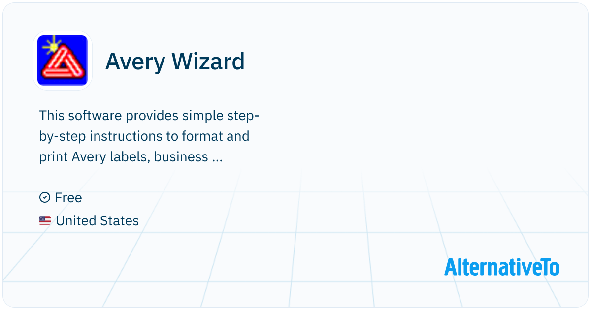 Avery Wizard: This software provides simple step-by-step | AlternativeTo