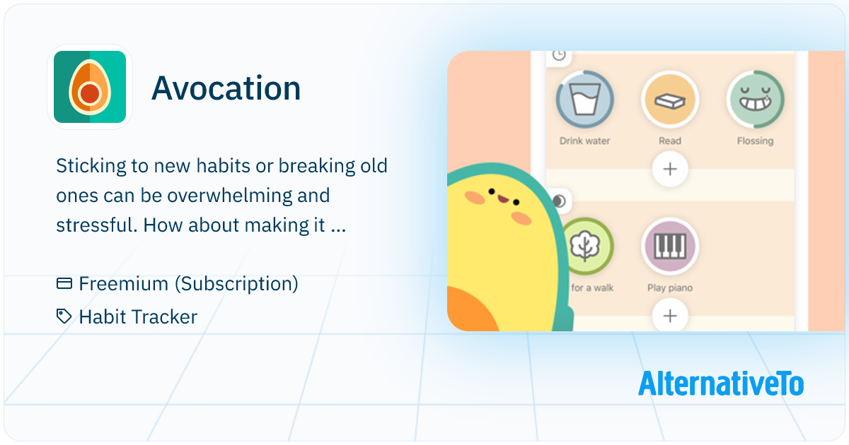 Avocation: Helps you master habit development and build your new best ...