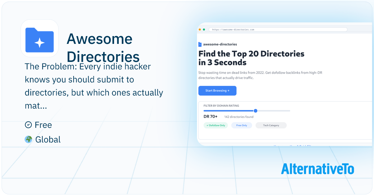 Awesome Directories: Curated directory of launch directories for SaaS ...