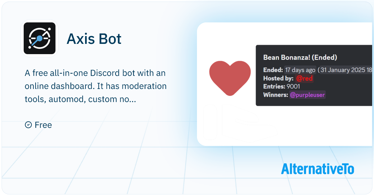 Axis Bot: A free all-in-one Discord bot with an online dashboard ...