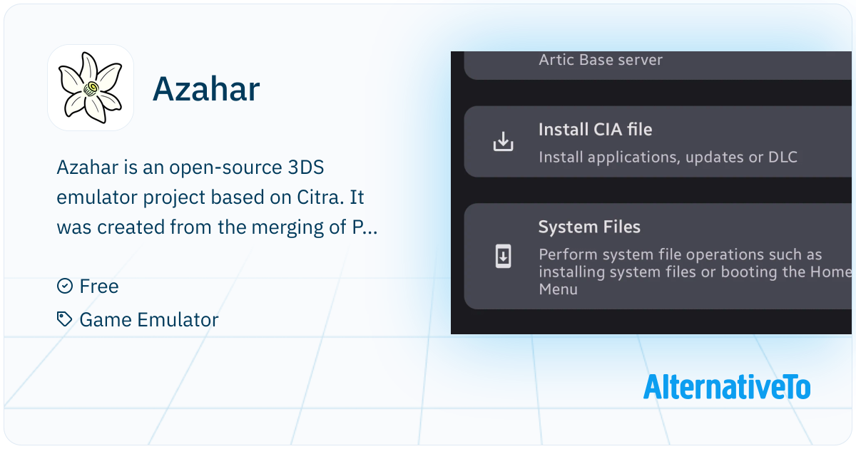 Azahar: An open-source 3DS emulator project based on Citra | AlternativeTo