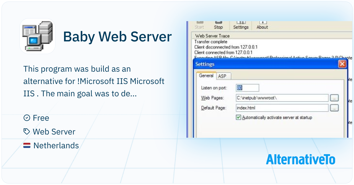 Baby Web Server: This program was build as an alternative for ...